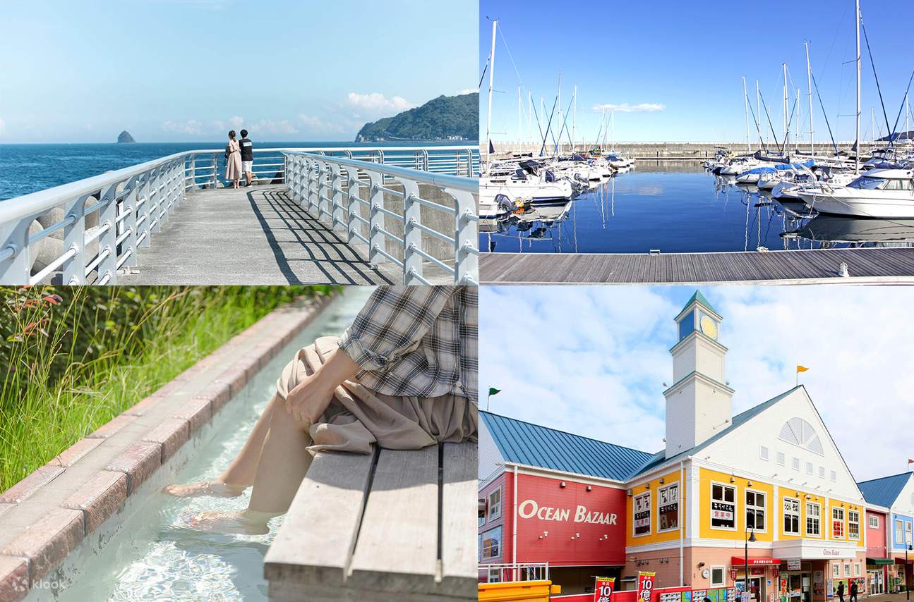 Mt. Omuro (with cable car), Atami Sunshine Coast, Jogasaki Coast, and ...
