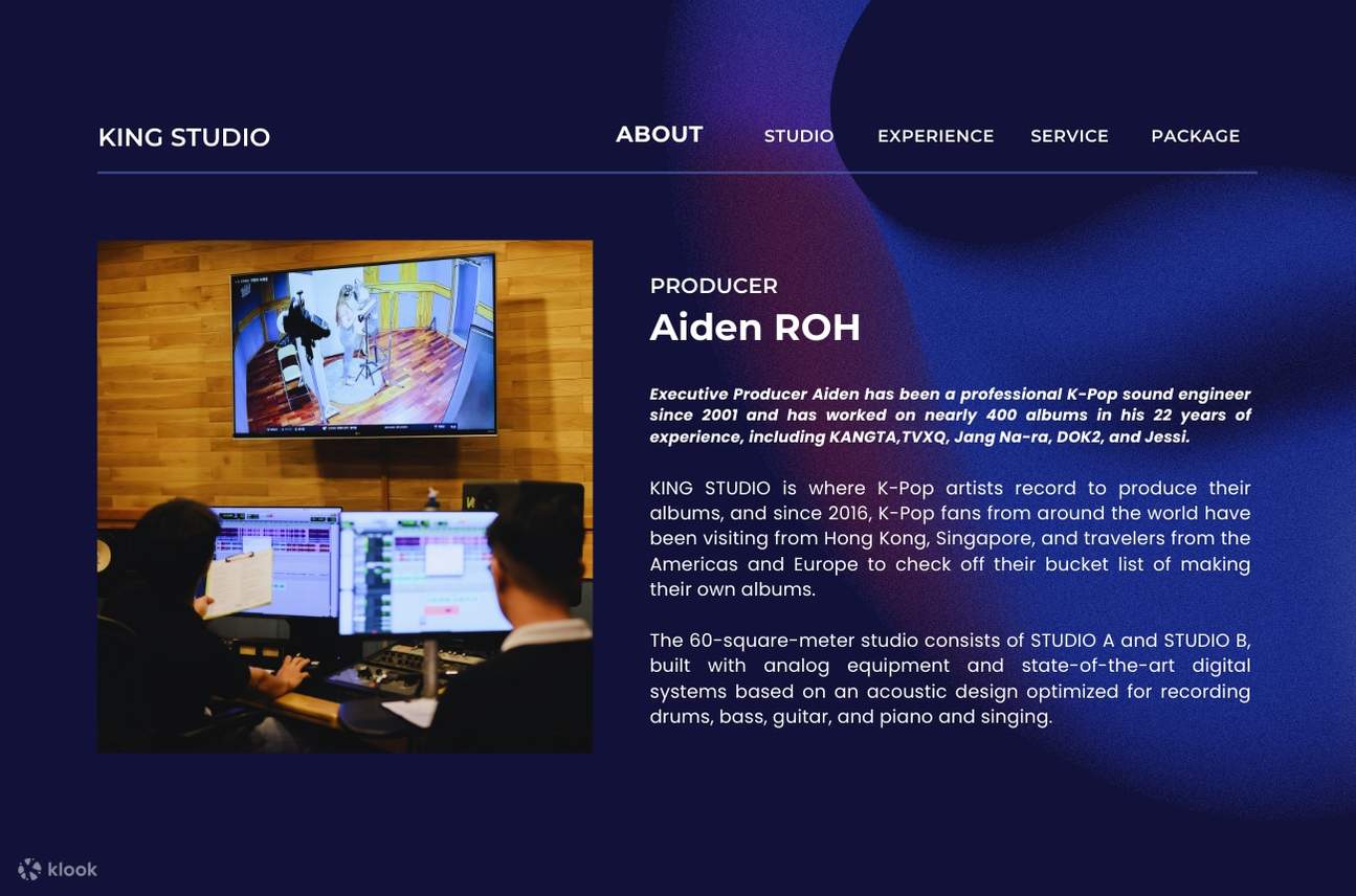 K-Pop Recording Experience at KING STUDIO on a trip to Korea - Klook ...