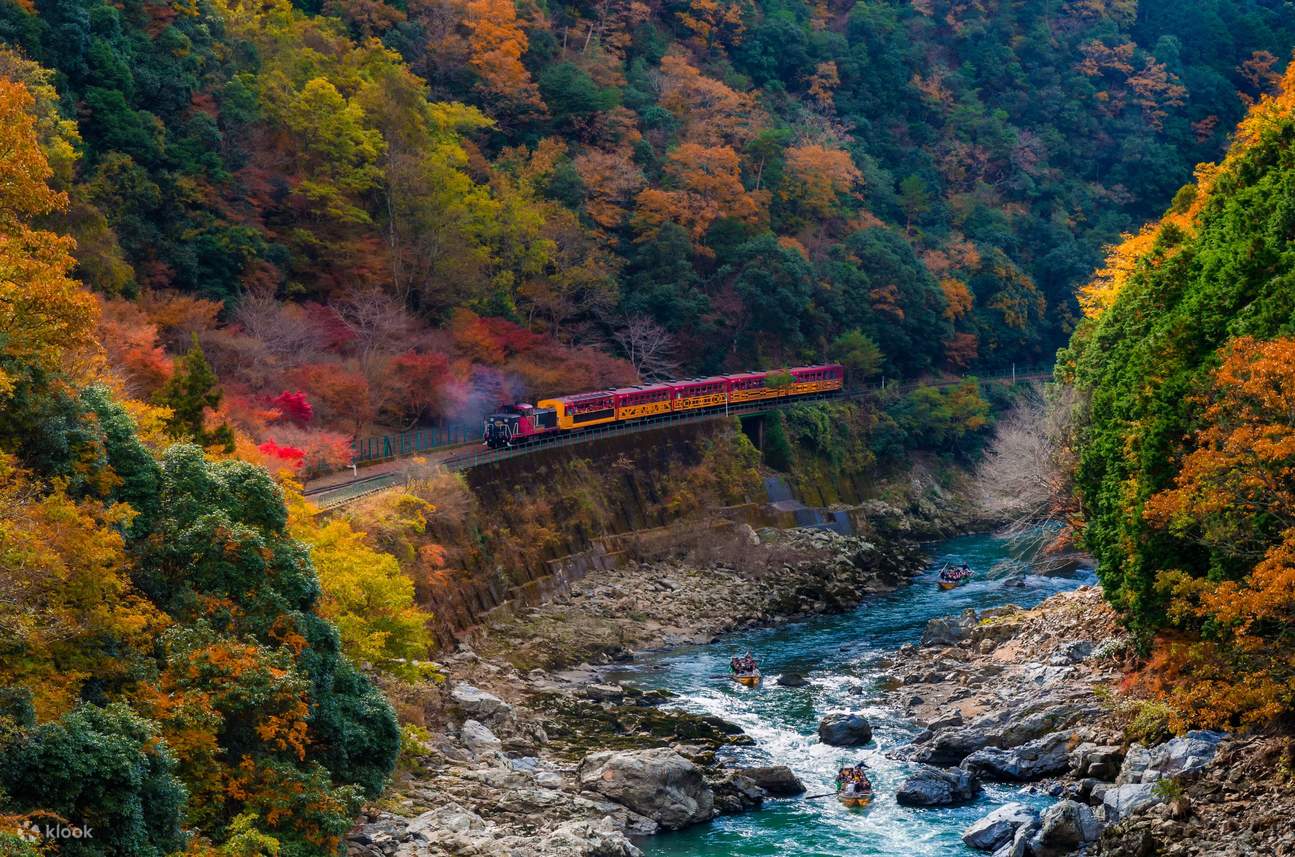 Autumn in Kyoto: Minoh, Sagano Train, Arashiyama & Kinkakuji - Klook ...