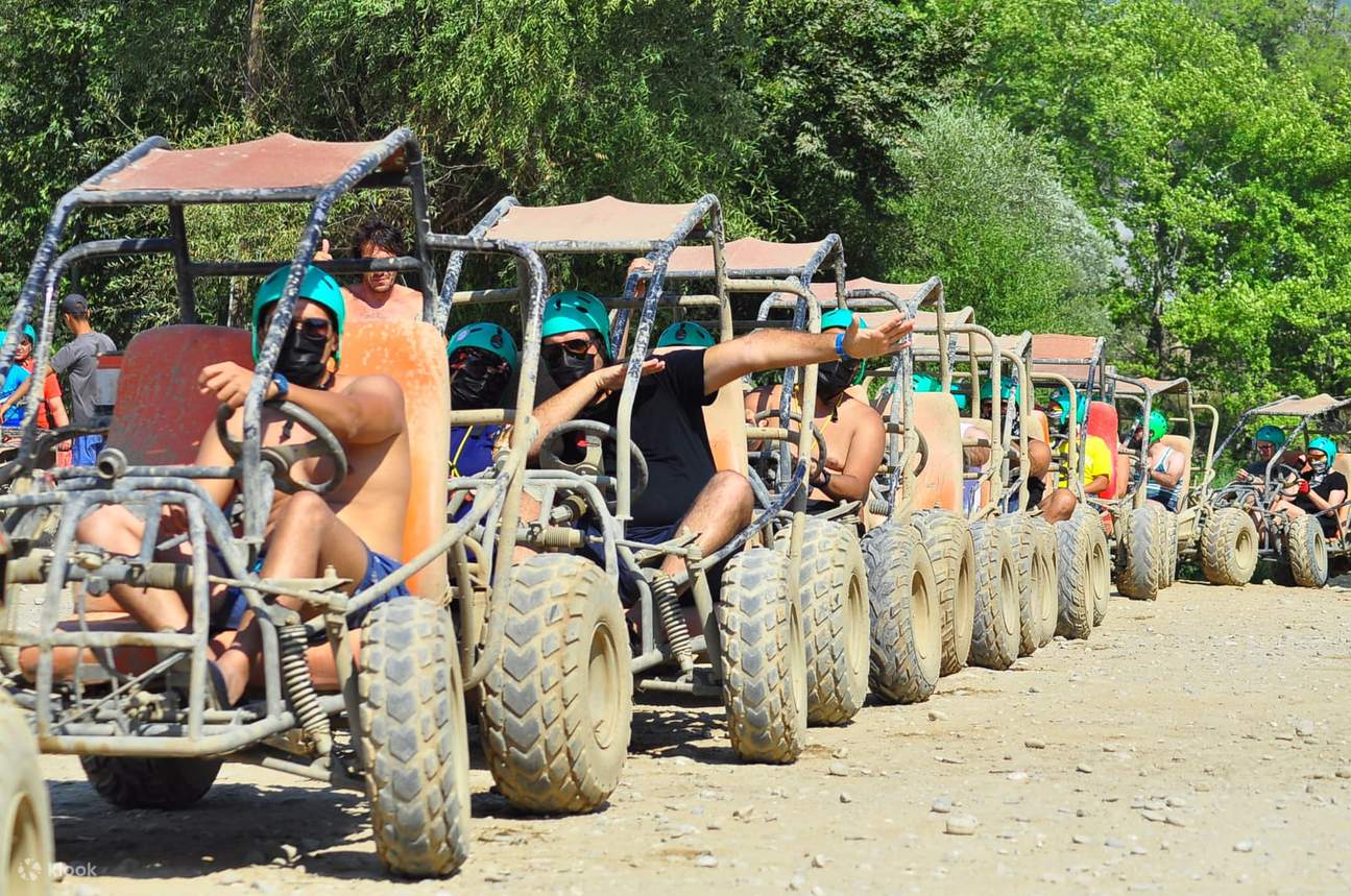 Ziplining, Rafting, Jeep Tour & Quad Safari with Lunch from Antalya - Klook