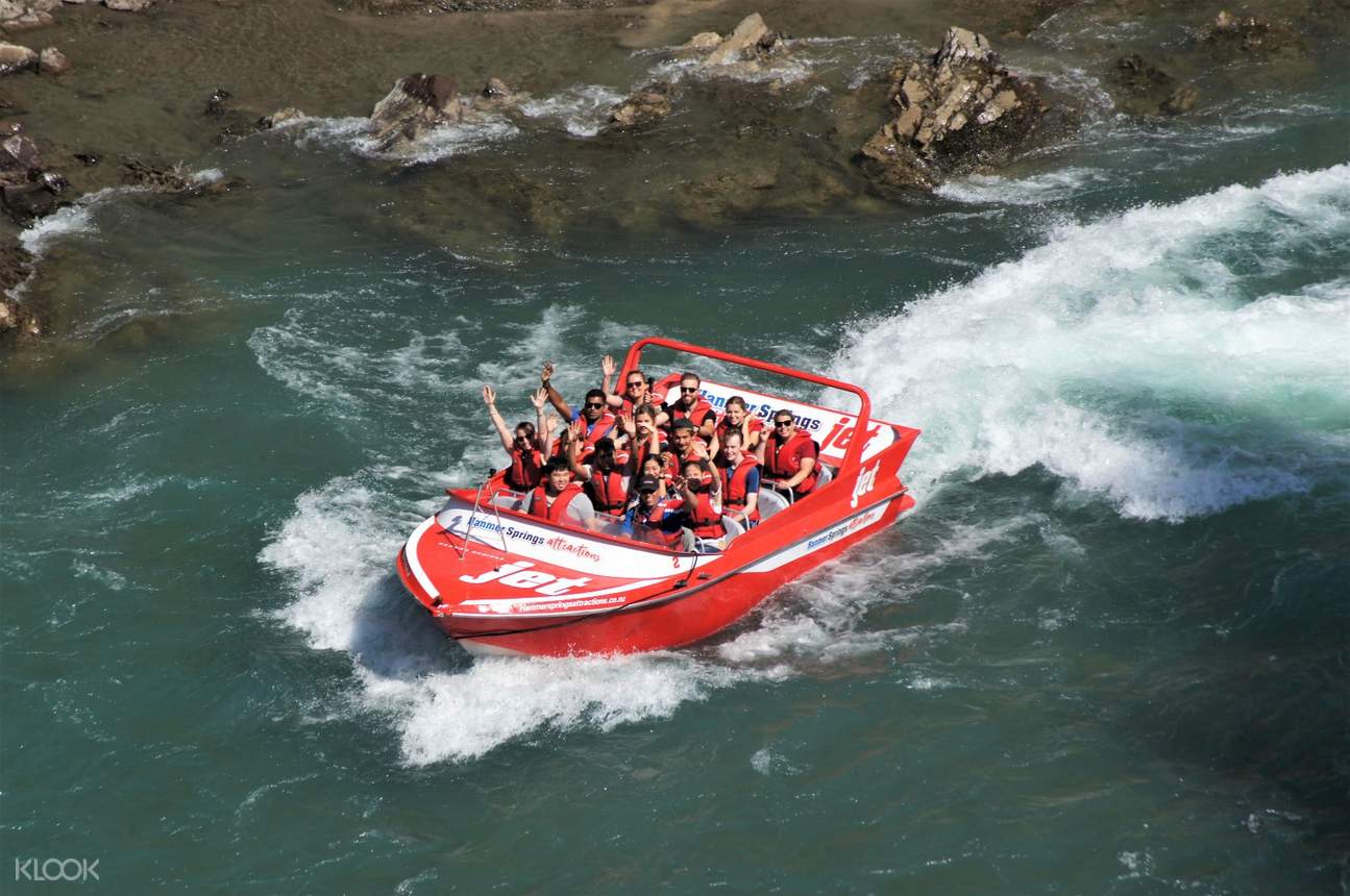 Jet Boating in Hanmer Springs, New Zealand