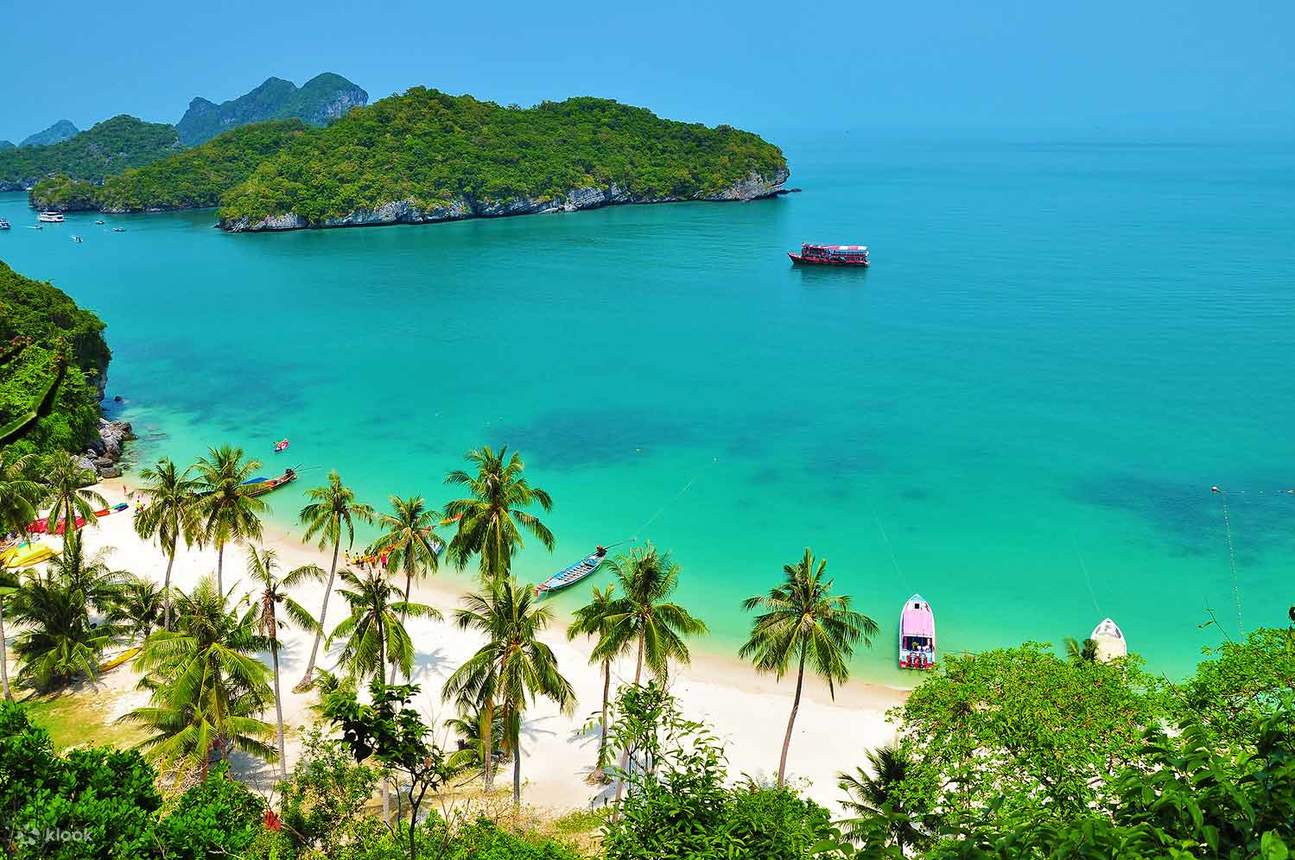 Join In Samui Island Tour Dengan Perahu Besar Dengan 3 Dek Ke Taman ...