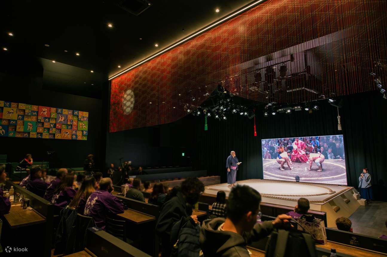 Grand Sumo March Tournament spectating and practice experience tour ...