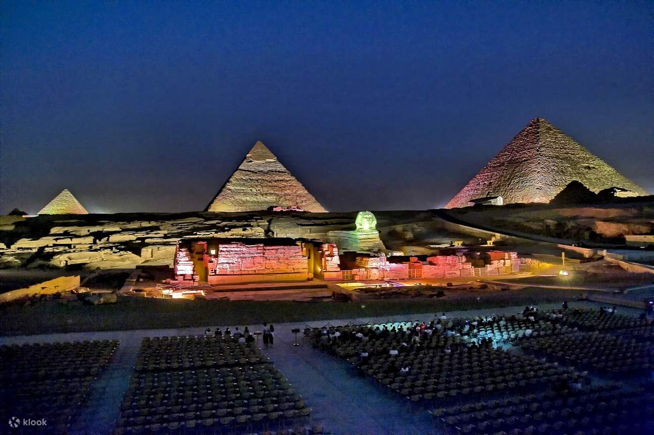 Cairo: Sound and light show with Dinner and Pyramids view - Klook