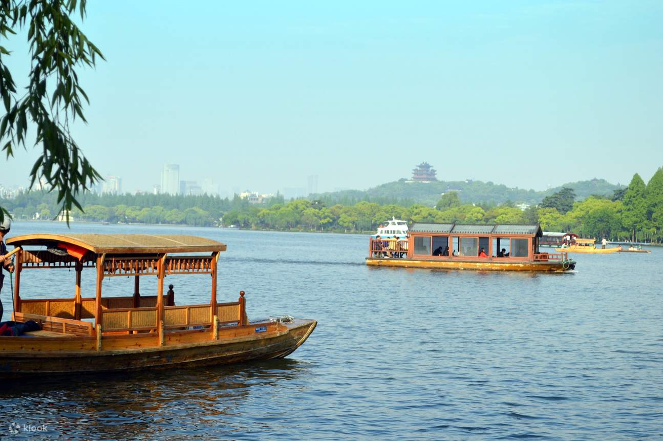 Hangzhou West Lake + Boat Tour + Lingyin Temple + Tea-making and Fan ...