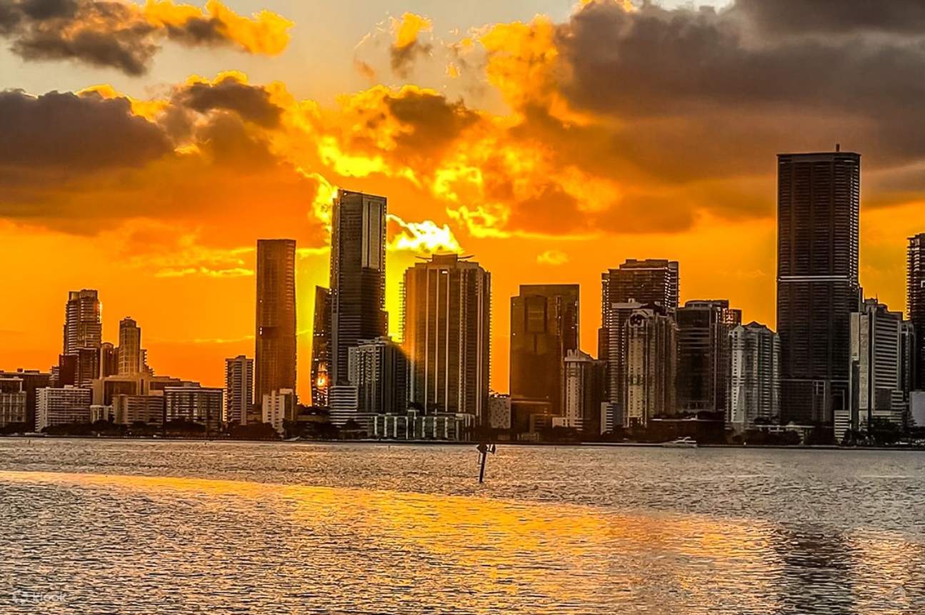 Miami Skyline, South Beach Millionaire Homes & Venetian Islands Cruise ...