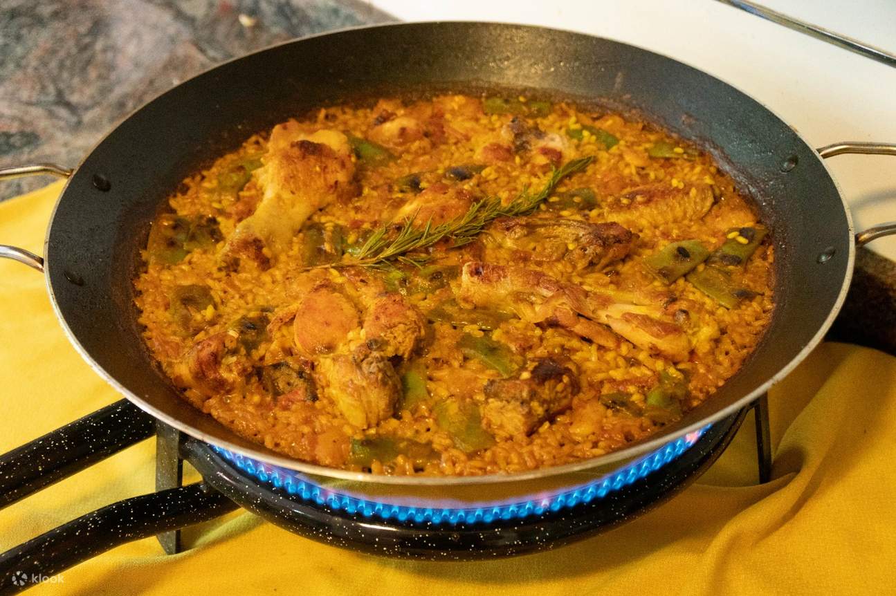 Authentic Valencian Paella, Sangria, and Tapas Cooking Class with a ...