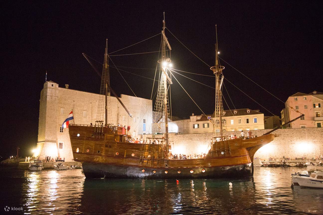 Enjoy a Romantic Night Ride from Old Port to New Port of Dubrovnik on ...