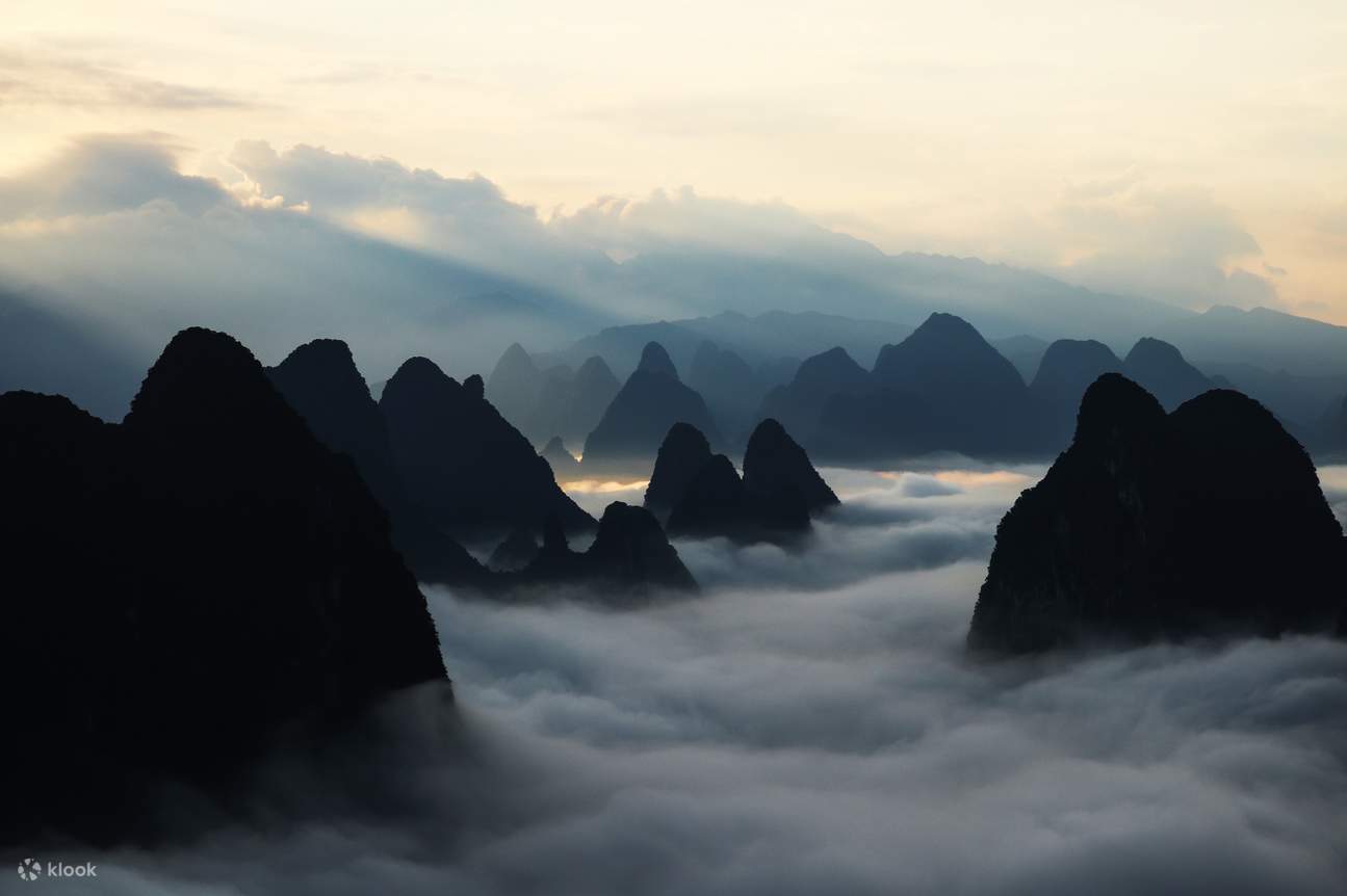 Guilin Yulong River Bamboo Rafting + Fuli Bridge/Silver Cave + Shili ...