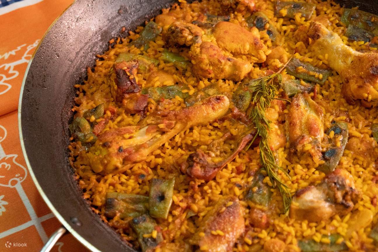 Authentic Valencian Paella, Sangria, and Tapas Cooking Class with a ...
