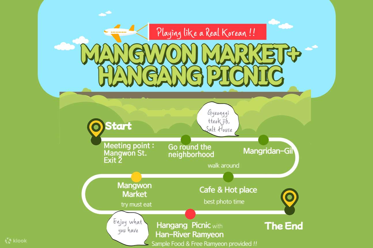 Mangwon Market & Hangang Picnic Tour - Klook Singapore