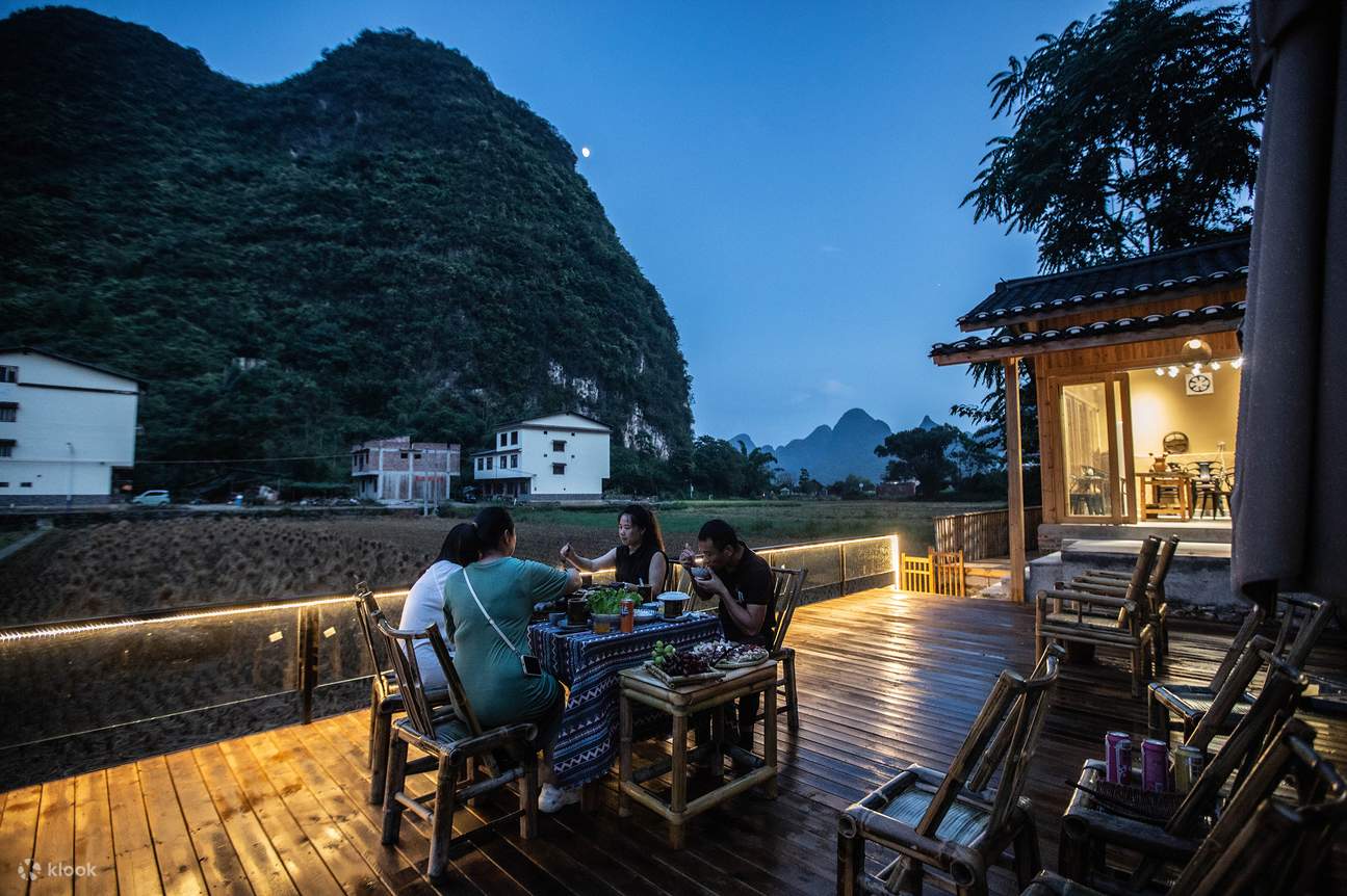 Guilin Lijiang River 3-star cruise Yulong River sightseeing rural farm ...