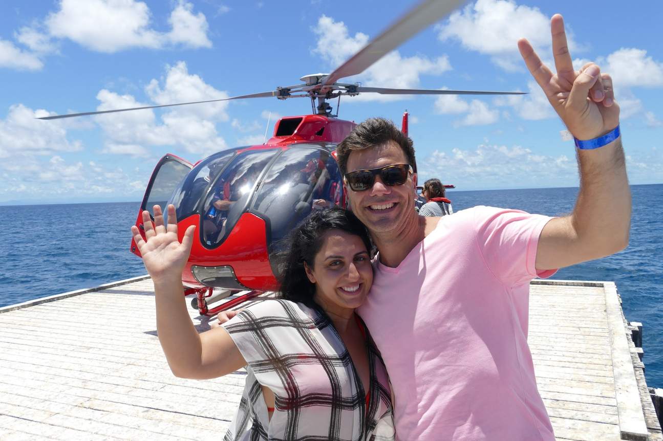Great Barrier Reef Snorkel, Dive and Helicopter Flight Full Day Tour ...