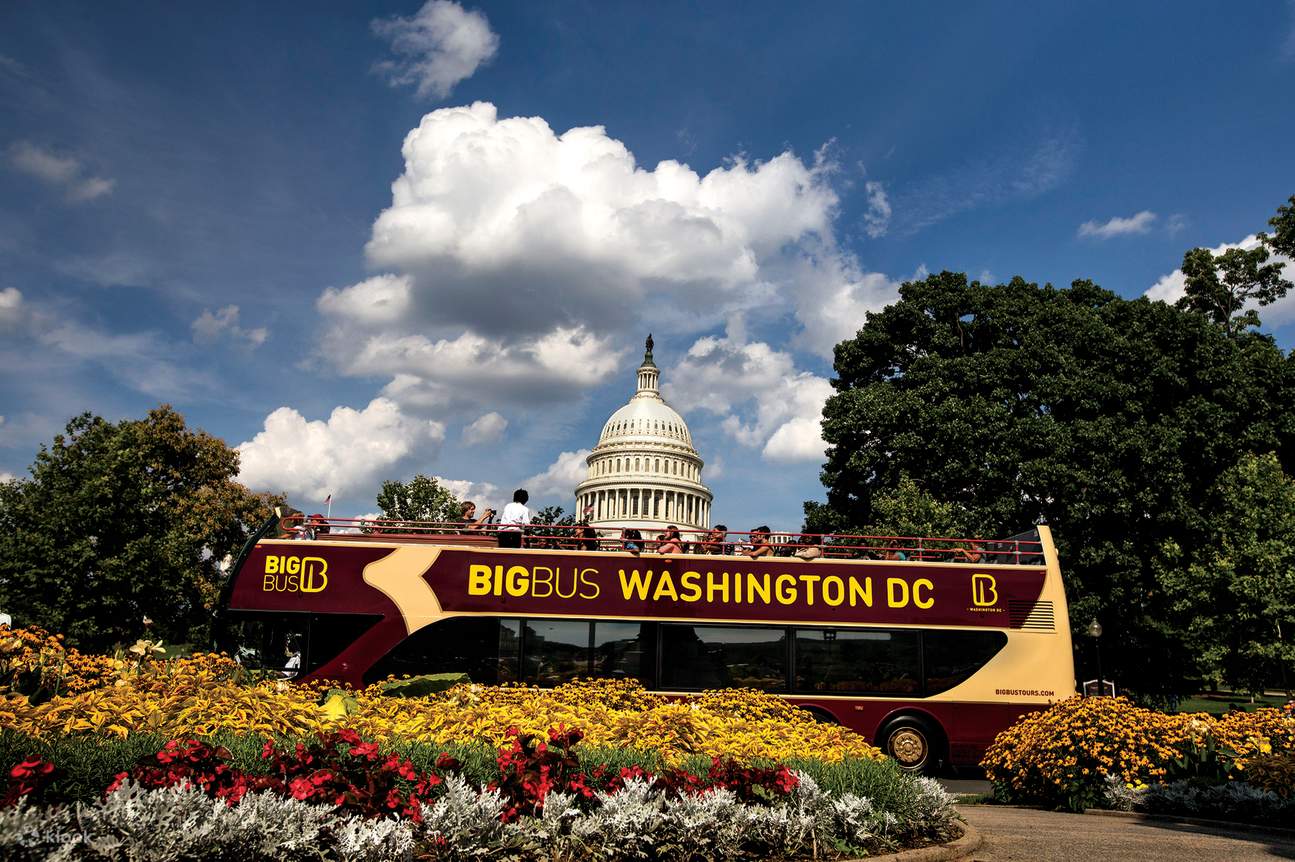 Lawatan Hop-On Hop-Off Bas Besar Washington DC (Terbuka-Atas) - Klook ...