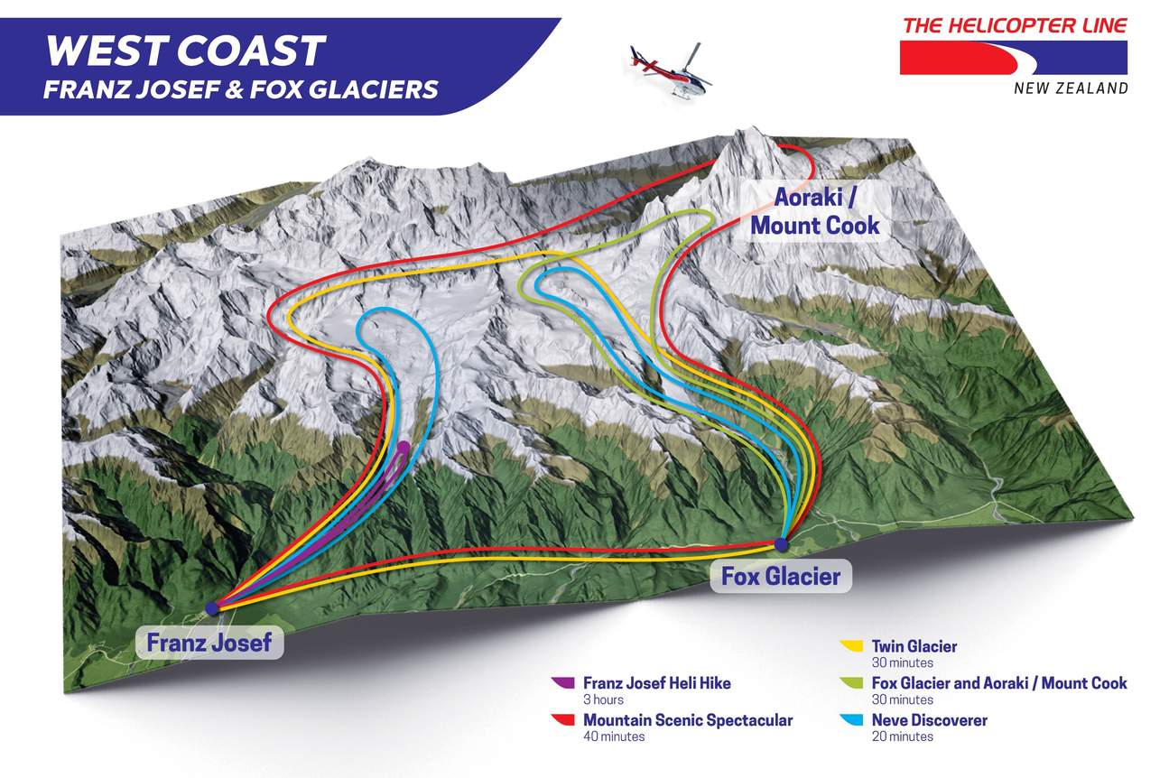 Aoraki Mt Cook Scenic Helicopter Flights with Alpine or Snow Landing ...
