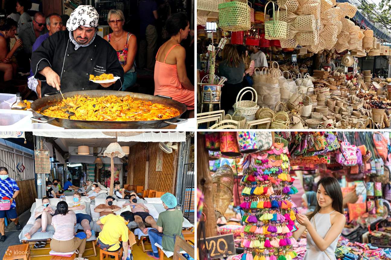 Damnoen Saduak Floating Market & Chatuchak Weekend Market Half Day Trip ...
