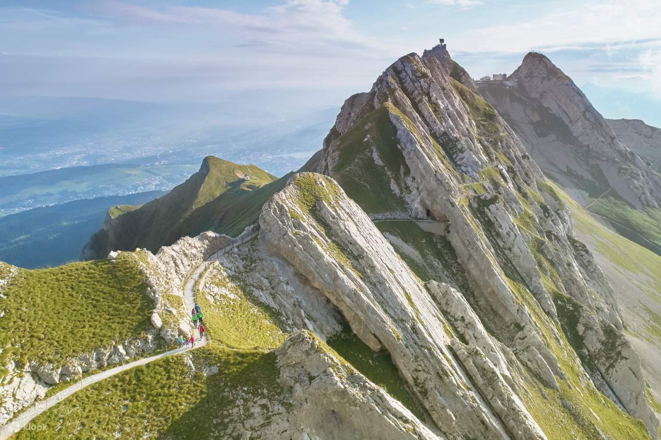 Mount Pilatus Silver Round Trip Ticket by Train, Rack Railway and ...