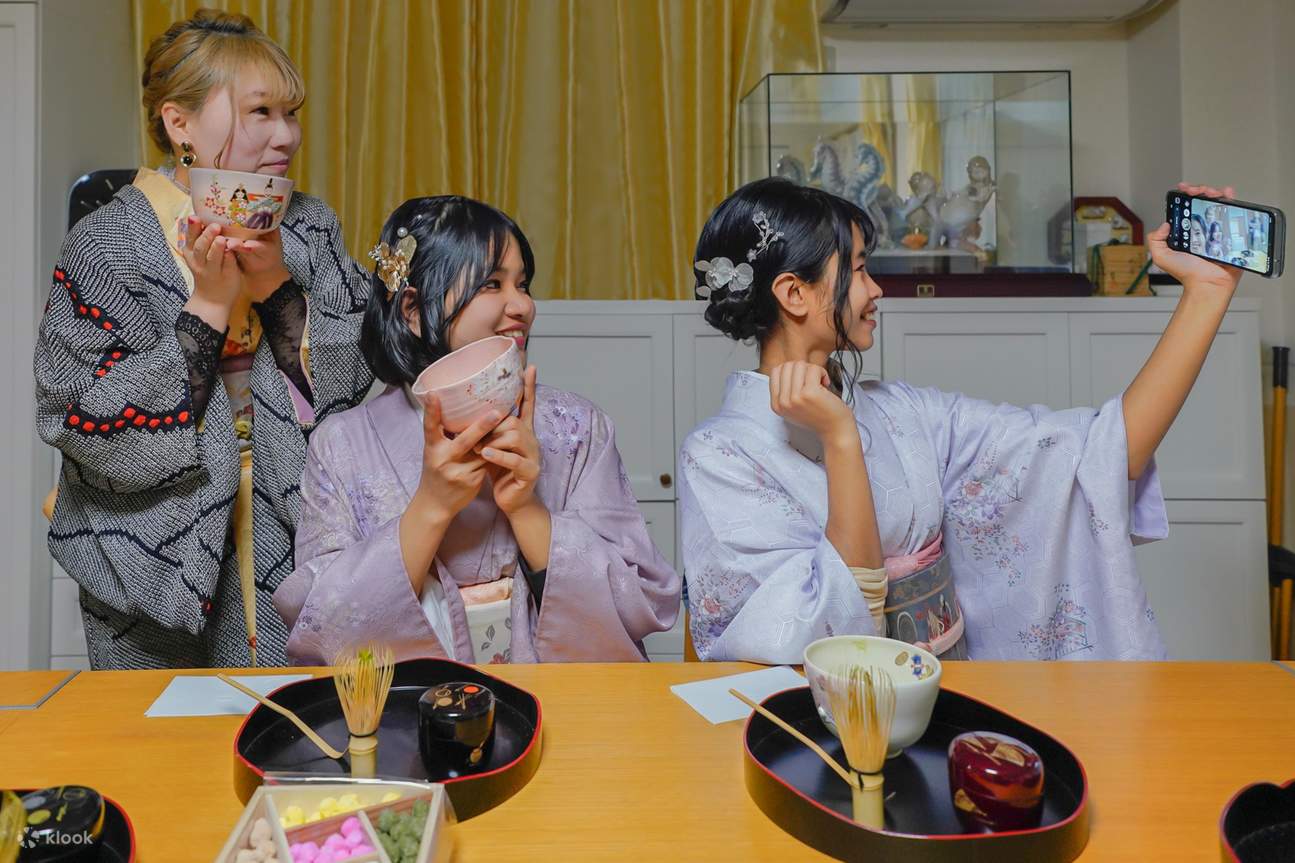 Kyoto: Tea Ceremony Experience in A Private Tea Room (Kimono Rental ...