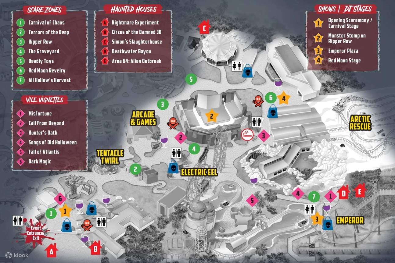 SeaWorld San Diego Howl-O-Scream Ticket - Klook United States