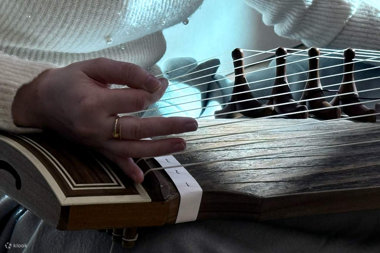 Korean Traditional Musical Instrument Gayageum Class in Itaewon - Klook ...