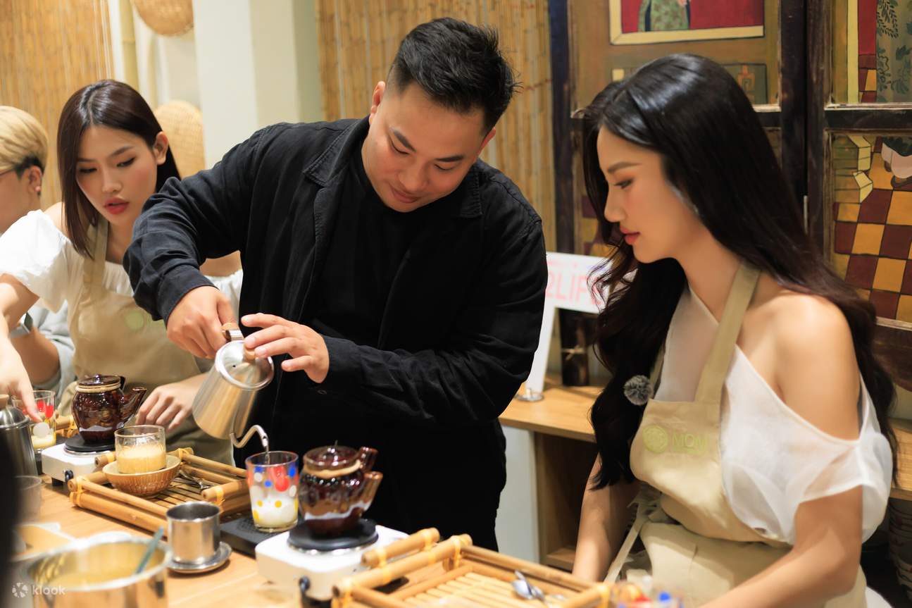 Sip & Learn at M.O.M: Make Hanoi Egg Coffee & Saigon “Vot” Brew - Klook ...