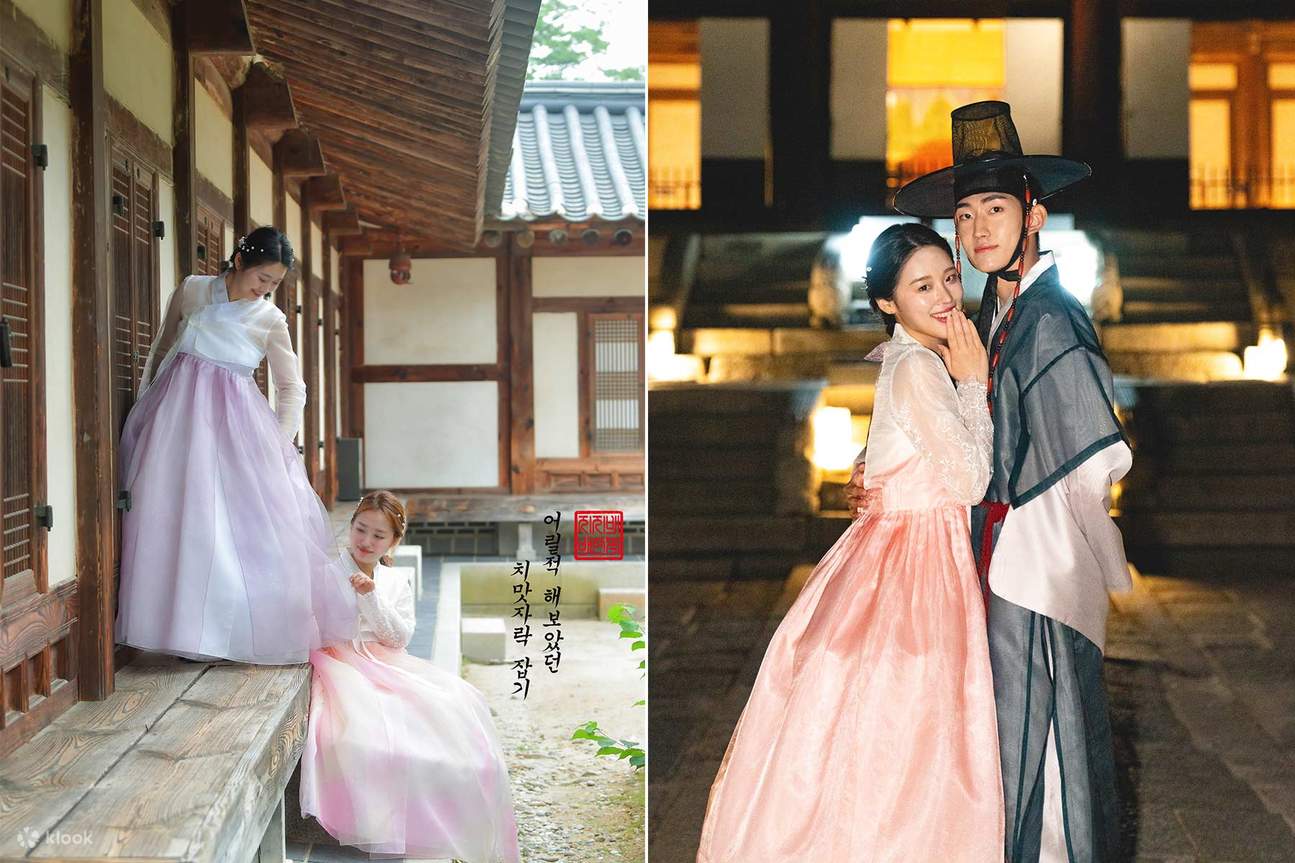 Gyeongbokgung Hanbok Experience with Free Hairstyling and Coffee in ...