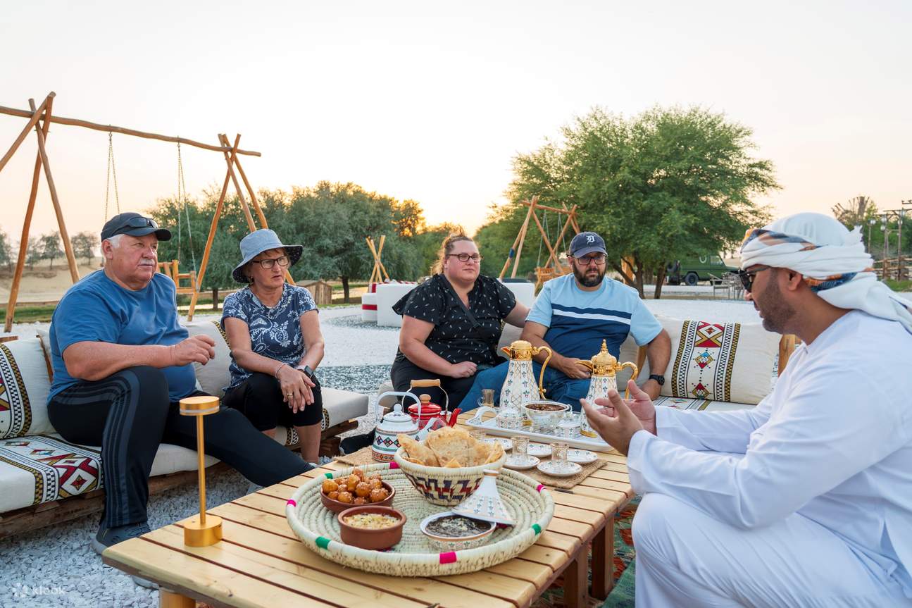 Dubai: Desert Afternoon High Tea at Al Marmoom Oasis - Klook