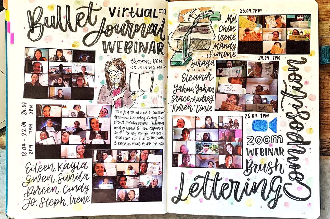 DIY Calligraphy, Bullet and Travel Journal Online Workshop - Klook Hong ...