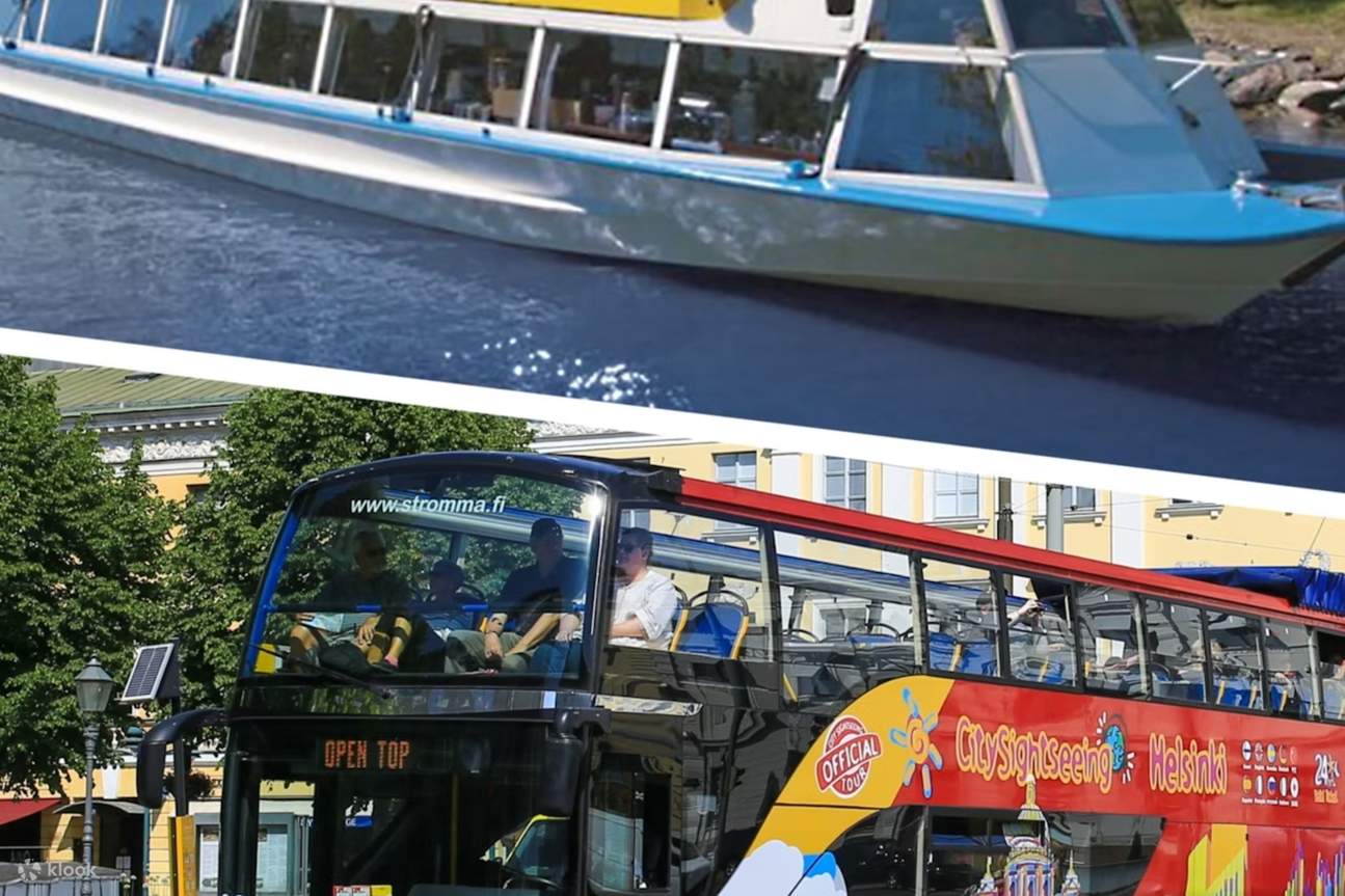 Bus Hop-On Hop-Off dan Pelayaran Kanal di Helsinki - Klook Indonesia