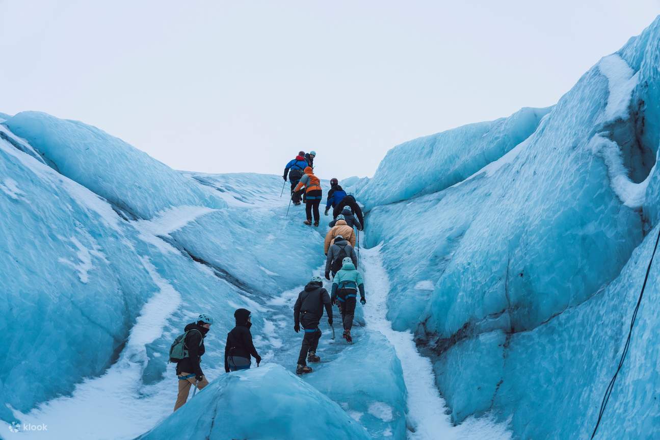Glacier Hiking & Ice Climbing Tour from Reykjavik and Solheimajokull ...