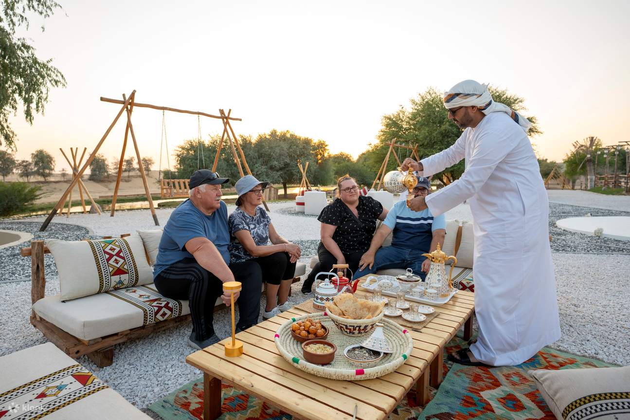 Dubai: Desert Afternoon High Tea at Al Marmoom Oasis - Klook