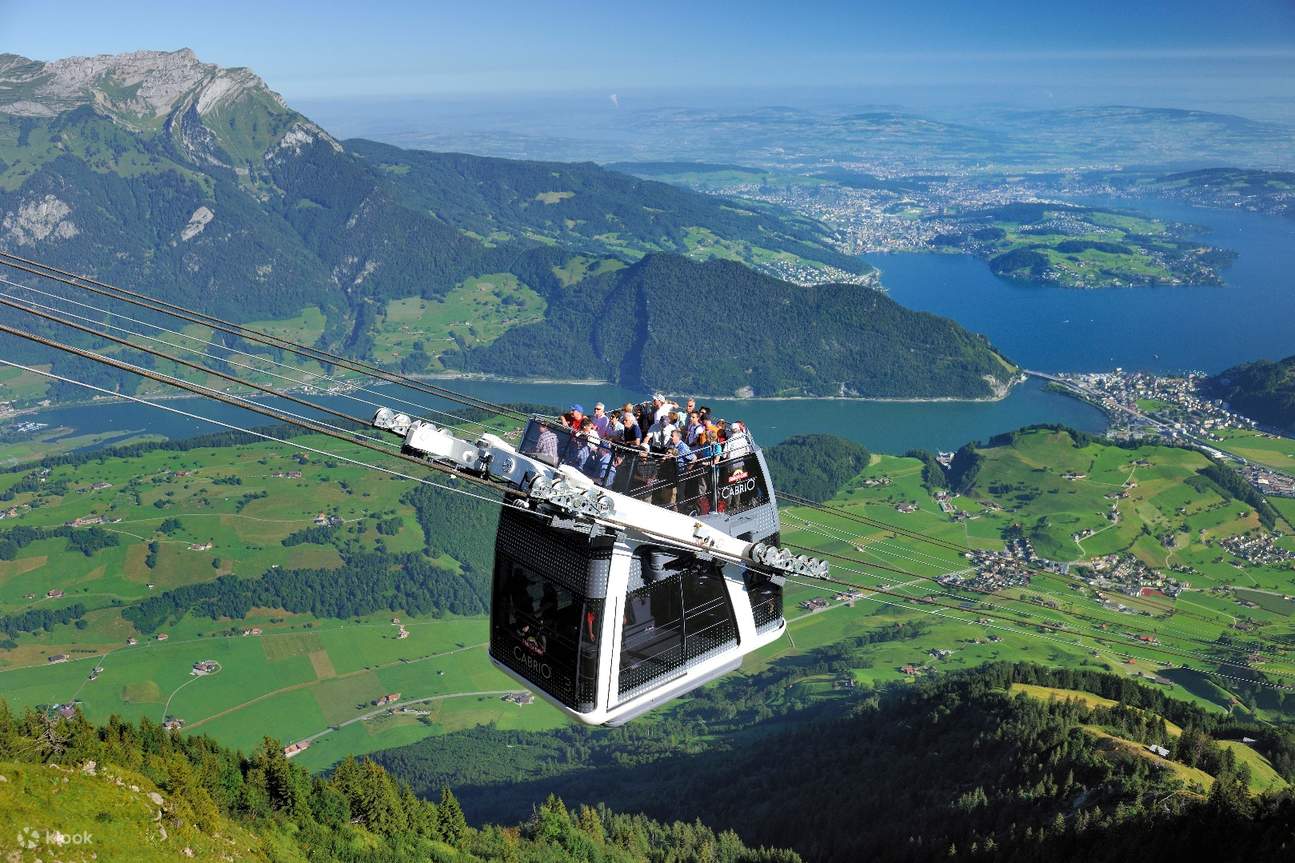 Mount Stanserhorn Tour with CabriO Open Top Cable Car (Zurich Departure ...