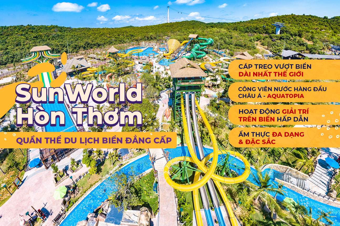 Vé Cáp Treo Hòn Thơm (Sun World Hòn Thơm) - Klook Việt Nam