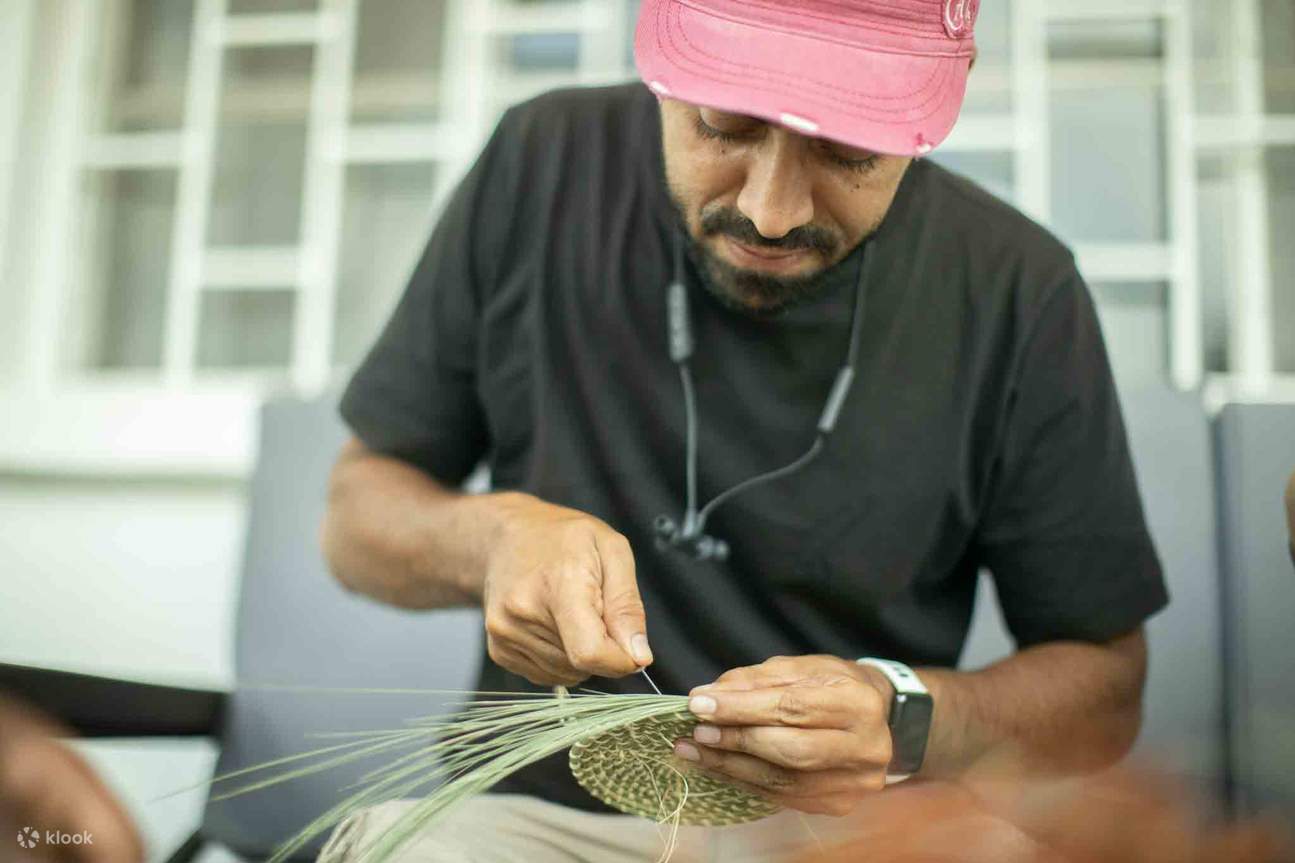 Traditional Basket Weaving in a Garden - Klook Singapore