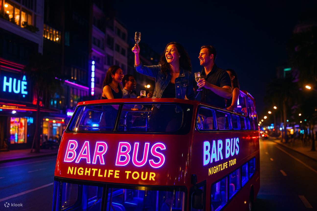 Saigon Night Drinking Tour on Double-Decker Bus with City Views - Klook