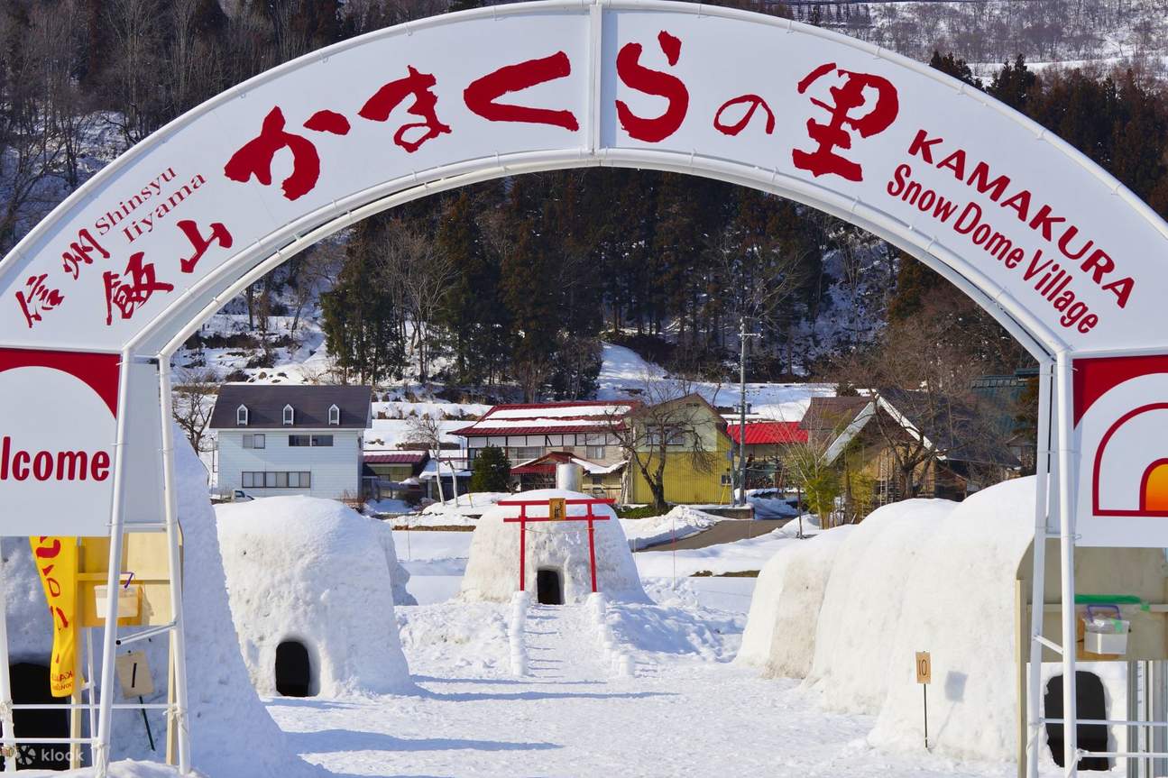 Nagano: Iiyama Snow House Village & Jigokudani Snow Monkey Park ...