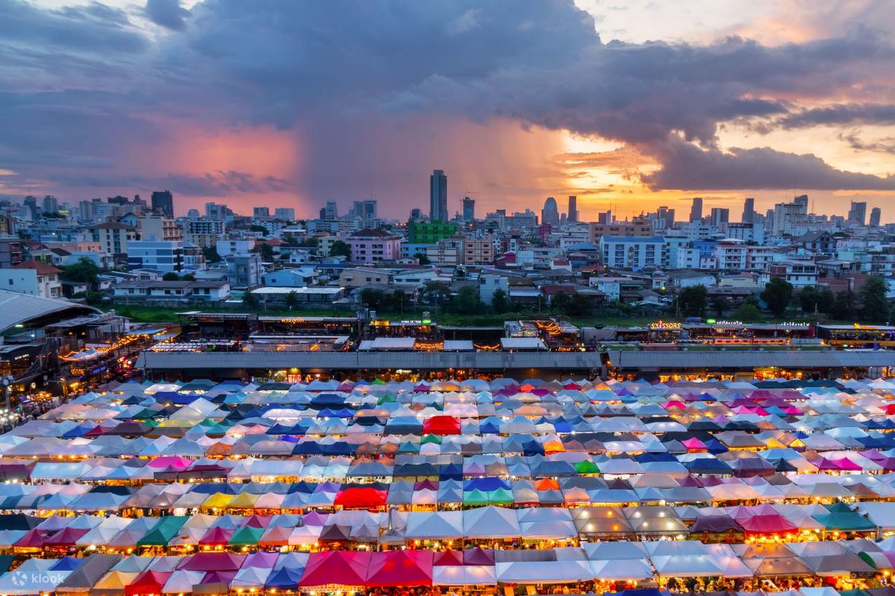 Wat Pak Nam, Bangkok ATV and Night Market Half Day Tour - Klook