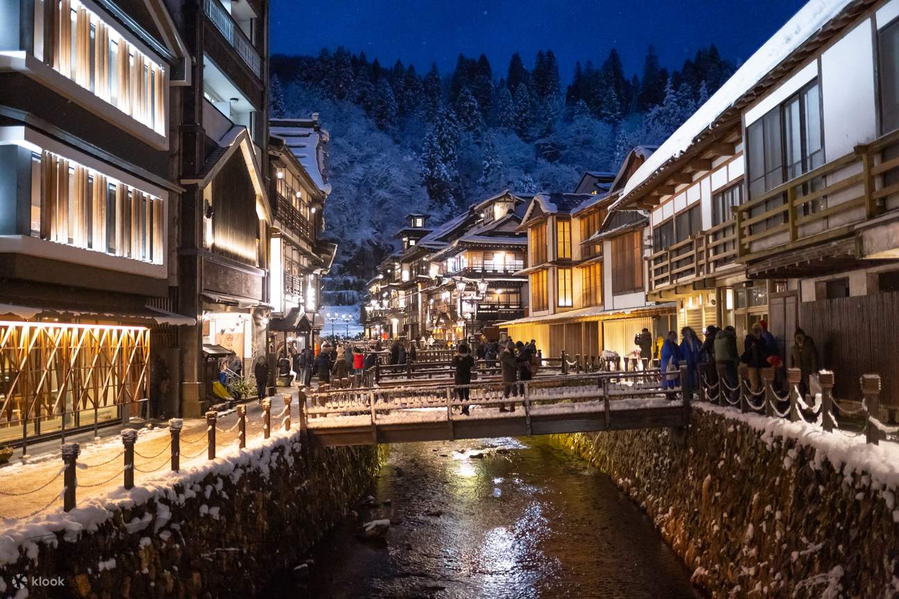 Ginzan Onsen Taxi Tour from Yamagata / Tendo / Oishida Station - Klook