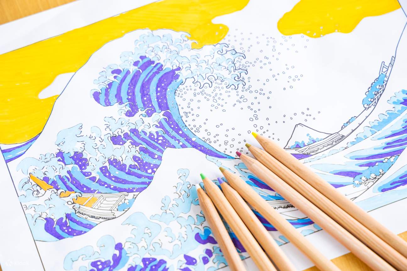 Tokyo : Expérience de coloriage d'estampes Ukiyo-e à Ginza - Klook ...