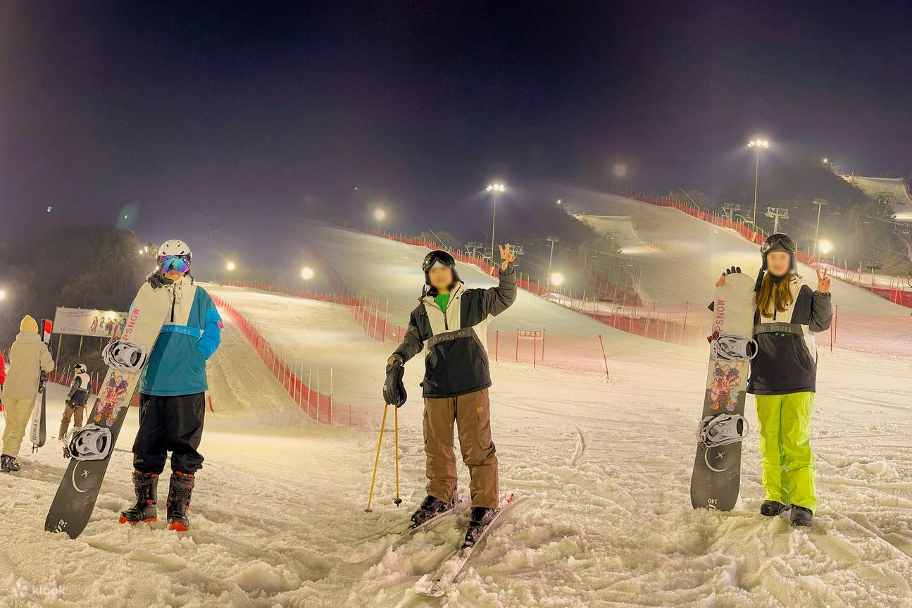 Elysian Gangchon Ski/Snowboard Night Tour from Seoul - Klook United States