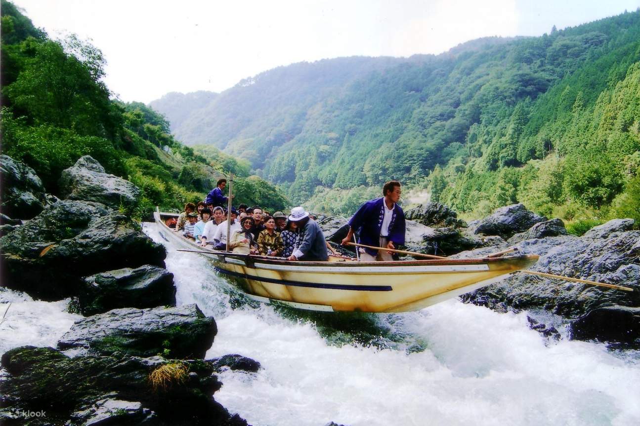 Kyoto City, Sagano Romantic Train & Hozugawa River Boat Ride Tour ...