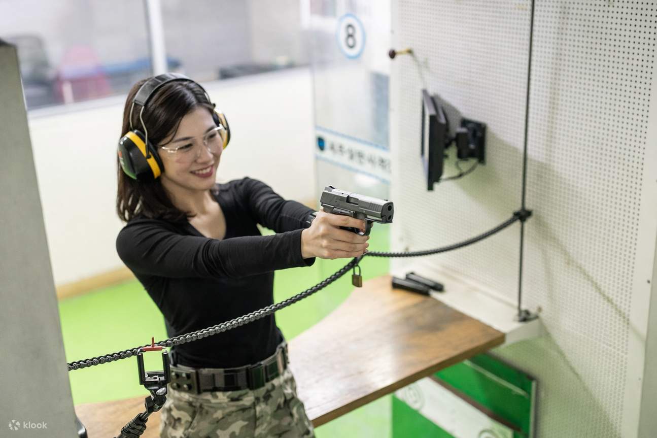Jeju Real Gun Shooting Range Experience - Klook United States