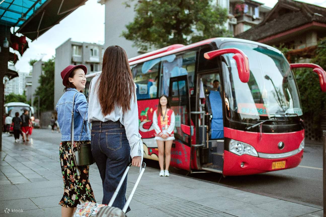 Shared Shuttle Bus Transfers Between Downtown Chengdu and Mount Emei in ...