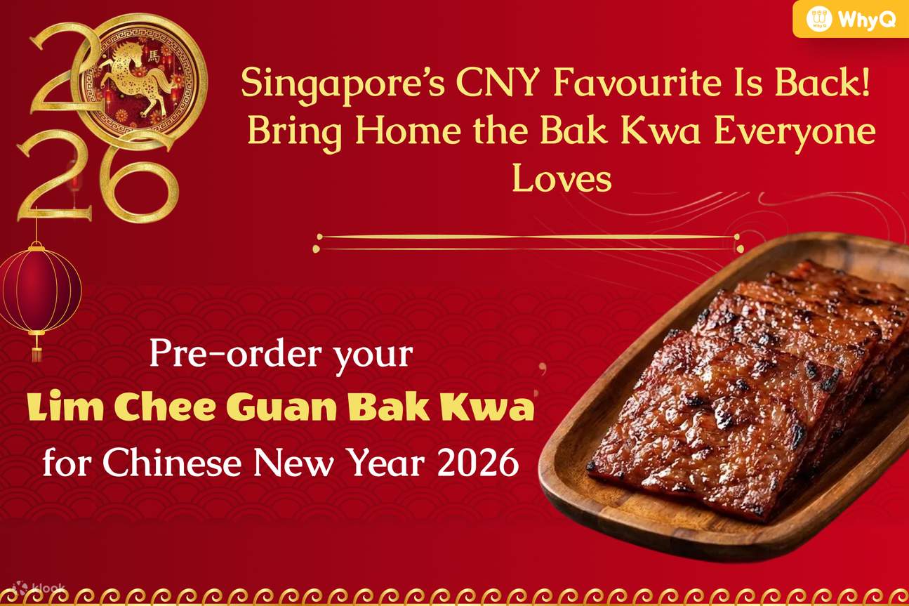 WhyQ, 싱가포르의 Lim Chee Guan Bak Kwa 배송 - 클룩 Klook 한국