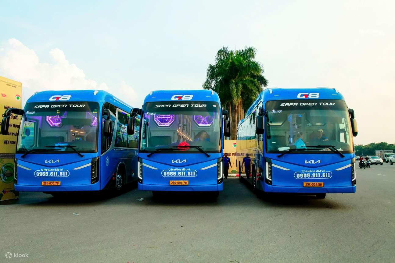 Bus couchette cabine Ninh Binh - Da Nang/Hoi An par G8 Open Tour ...