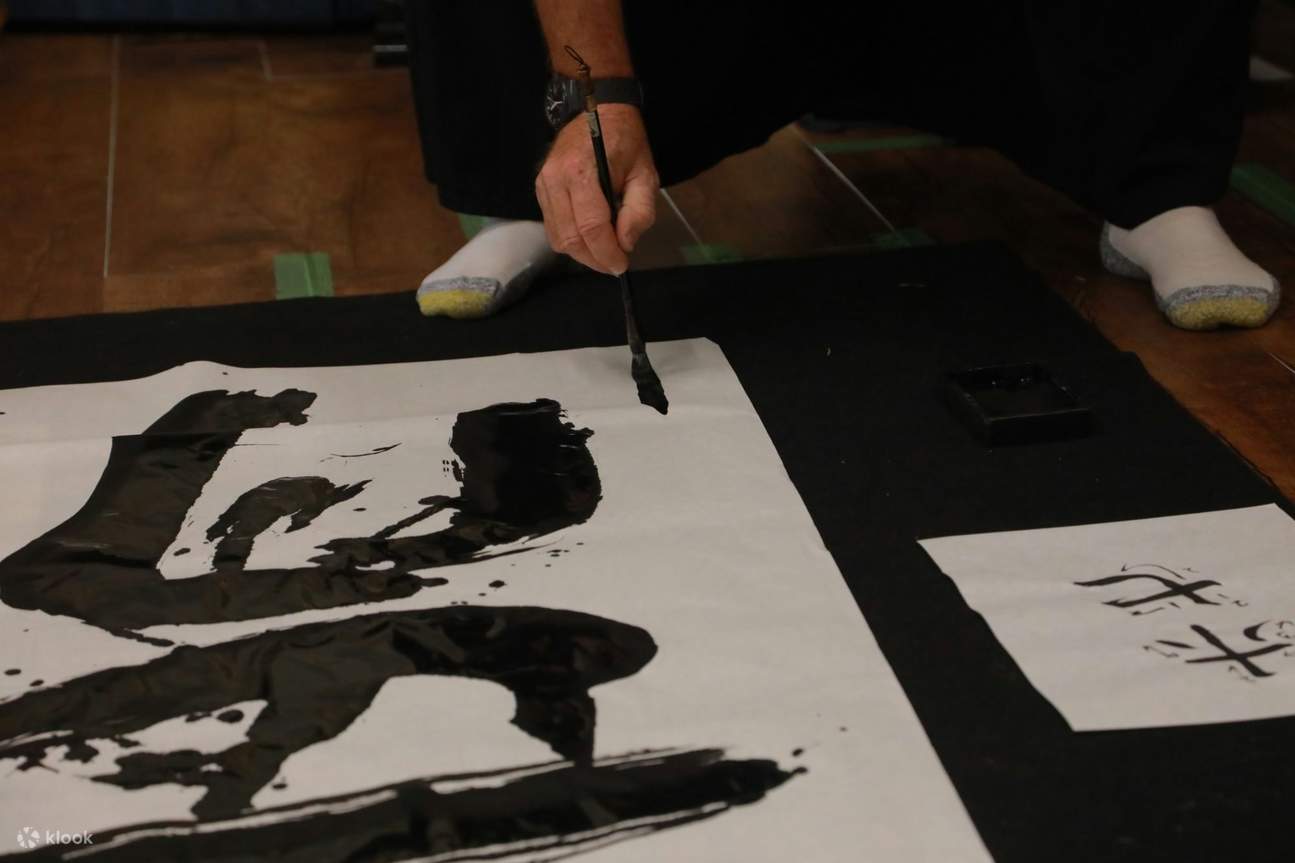 Learning Bushido and Zen at Samurai Calligraphy in Osaka - Klook