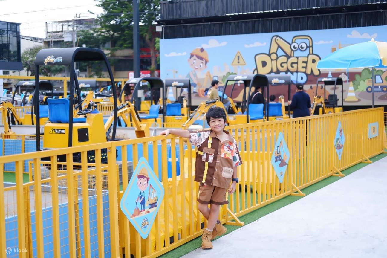 Digger Land Bangkok: Real Excavator Experience for Families - Klook ...