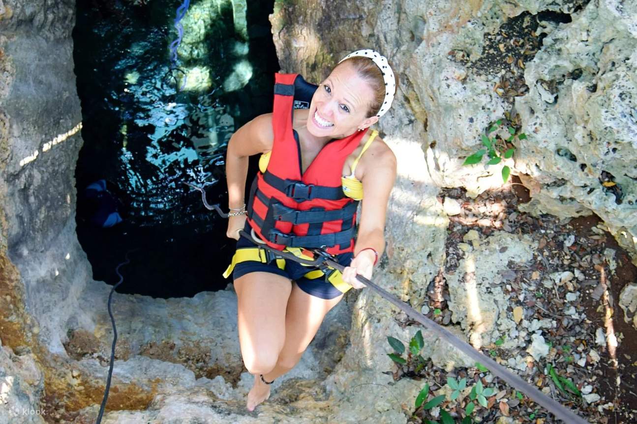Turtle Snorkeling and Cenote Zipline Rappel Adventure in Cancun - Klook