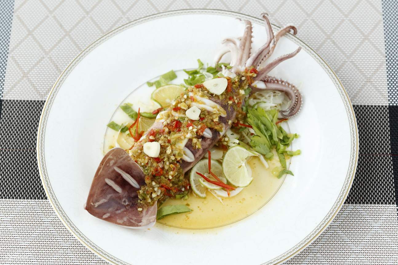 Baiyoke Sky Hotel, 79. Etage, chinesisches Buffet im Stella Palace, mit ...