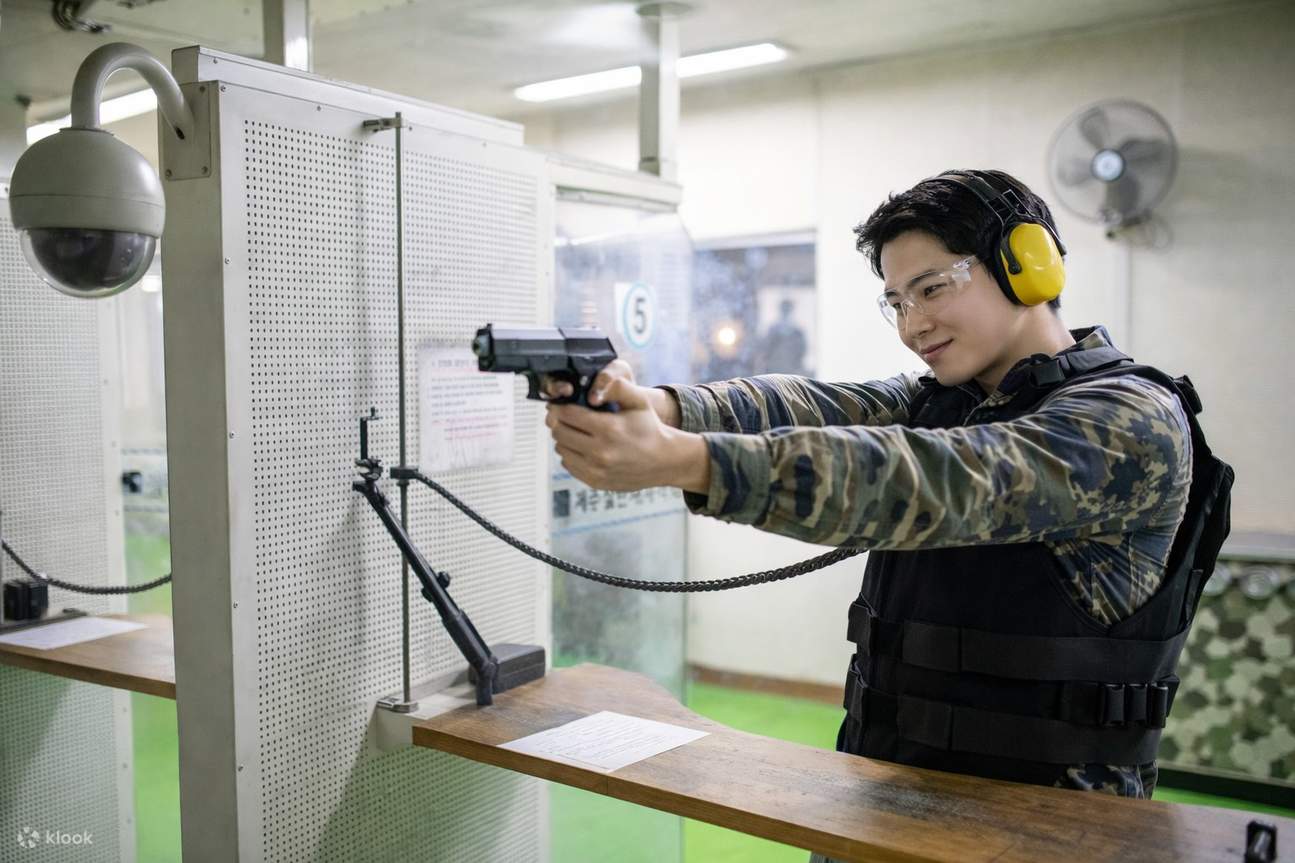 Jeju Real Gun Shooting Range Experience - Klook United States